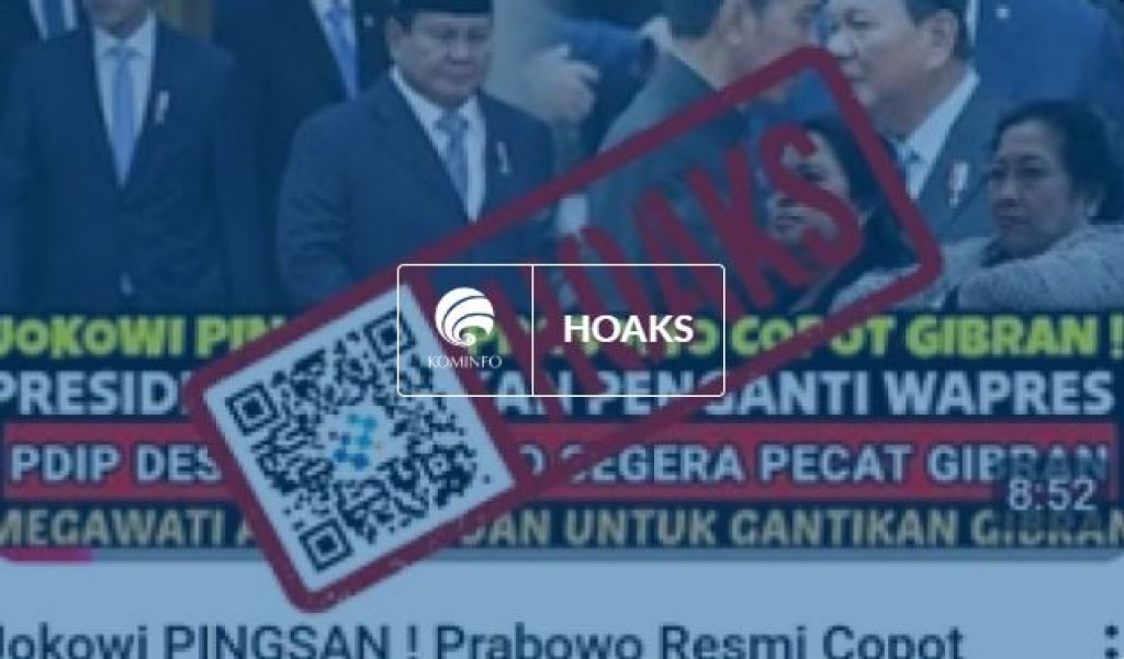[HOAKS] Presiden Prabowo Resmi Copot Wakil Presiden pada Akhir April 2015 | Infohoax Badung
