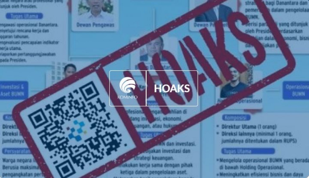 [HOAKS] Poster Kaesang Pimpin Holding Operasional Danantara | Infohoax ...