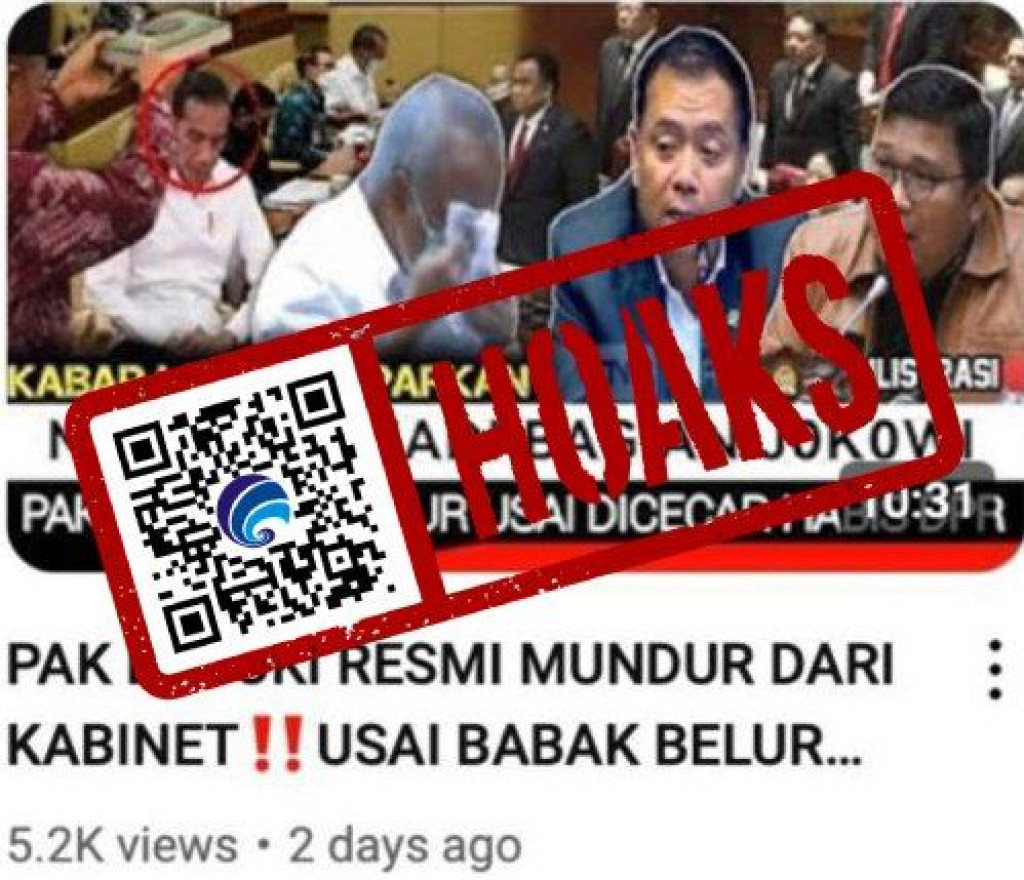 [HOAKS] Menteri PUPR Basuki Hadimuljono Mundur dari Kabinet | Infohoax Badung